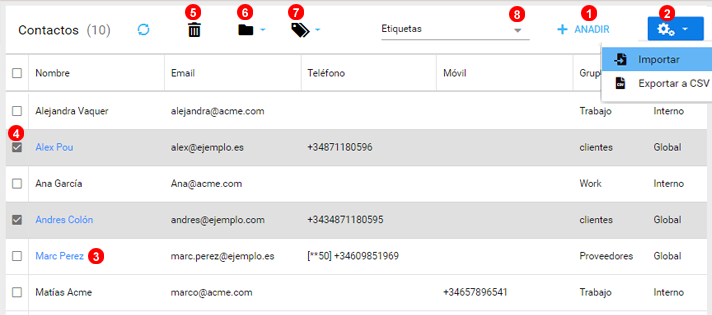 Supervisor Manual - Contactos | VoIPstudio